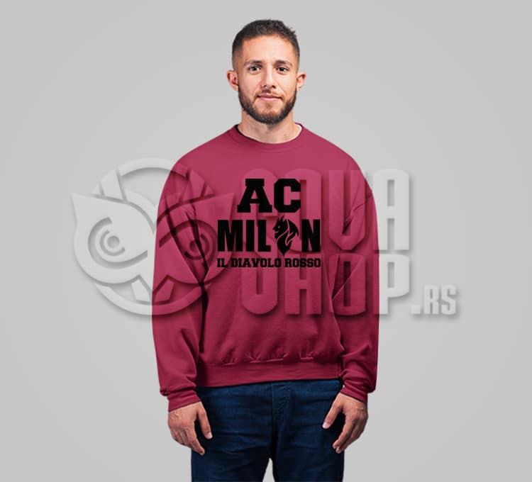 AC Milan Diavolo Rosso - Sova Shop - Kreativne Majice i Duksevi