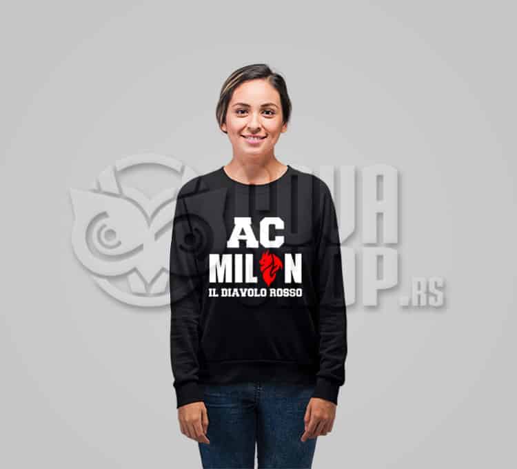 AC Milan Diavolo Rosso - Sova Shop - Kreativne Majice i Duksevi