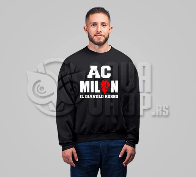 AC Milan Diavolo Rosso - Sova Shop - Kreativne Majice i Duksevi